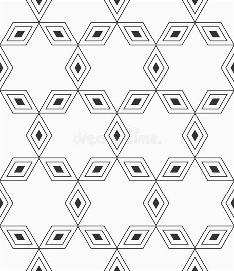 Abstract Seamless Geometric Pattern Geometric Shapes Seamless Pattern Stock Illustration