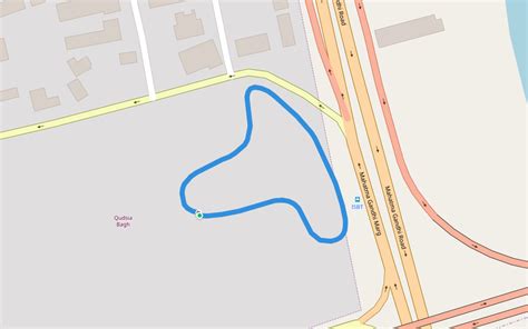 Qudsia Bagh In Delhi Walking Map