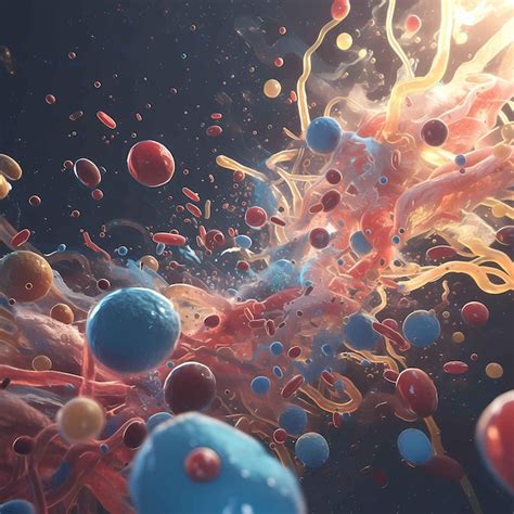 Premium Photo Dynamic Microscopic View Of Cellular Activity With