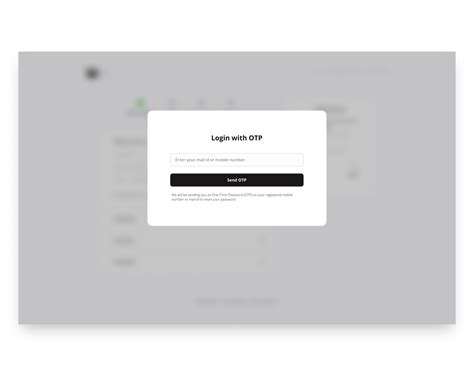 Login With OTP On Behance