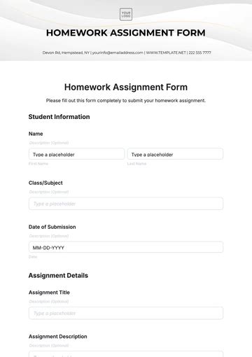 Free Student Interest Form Template To Edit Online