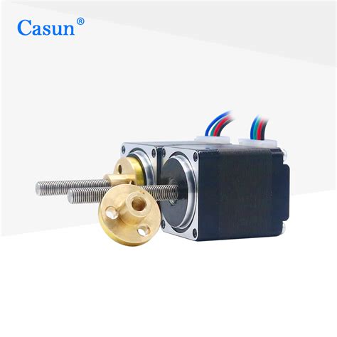 Mini Dc Micro Nema11 Linear Stepper Motor 4 3v Linear Actuator 28bygh Hybrid Stepper Motor