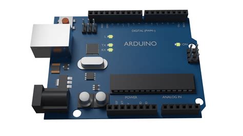 Microcontroller Arduino Uno 3d Model Turbosquid 2098012