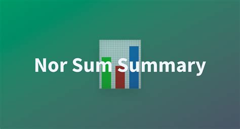 Donadeliccnorsumsummary At Main