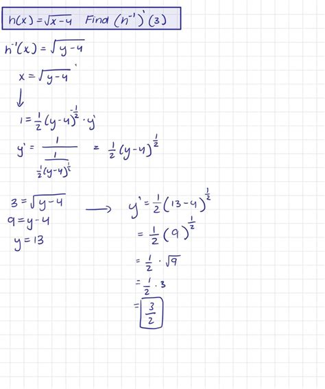 [ap Calculus Bc Inverse Functions And Implicit Differentiation] What Am I Doing Wrong The