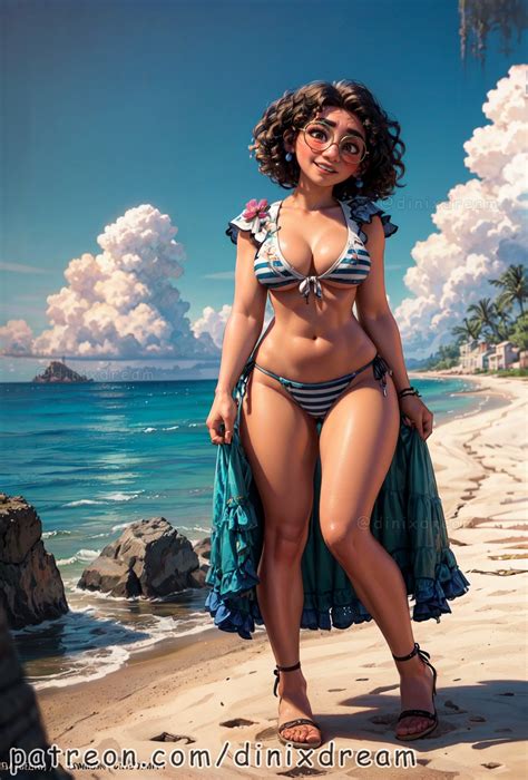 Rule 34 Ai Generated Dark Skinned Female Encanto Glasses Latina