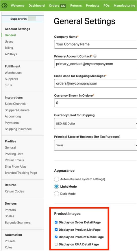Ordoro How Do I Enable Product Images In Ordoro