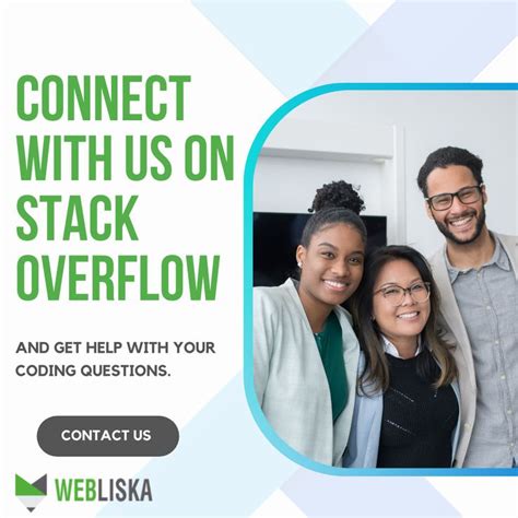 Connect With Us On Stack Overflow And Get Help With Your Coding Questions Stackoverflow