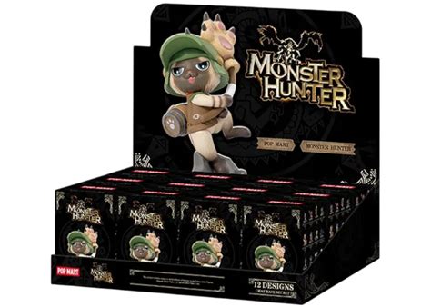 Pop Mart Monster Hunter Palico Series Figures Sealed Case 12 Blind