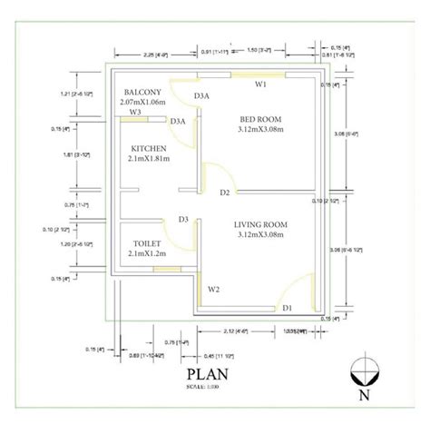 Plan Autocad 2d Autocad 2d Floor Plan Fiverrbox