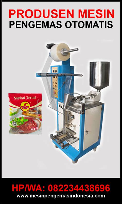 Hp Wa 082234438696 Produsen Mesin Pengemas Sambal