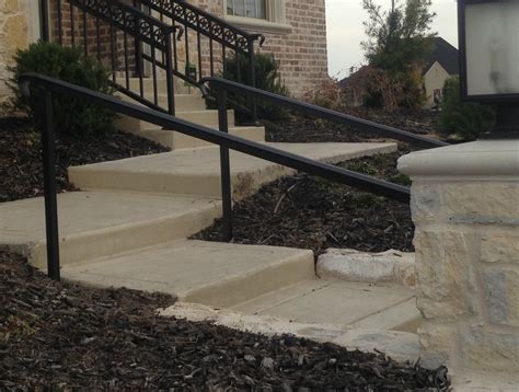 Iron Handrail Installation Custom Iron Handrails Stairway Railings