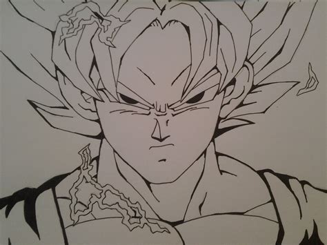Goku Ssj Drawing At GetDrawings Free Download