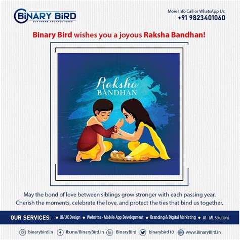 Binary Bird On Linkedin Rakshabandhan Rakhi Binarybird Rakhi2024