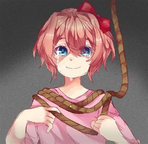 Sayori Fanart Hanging