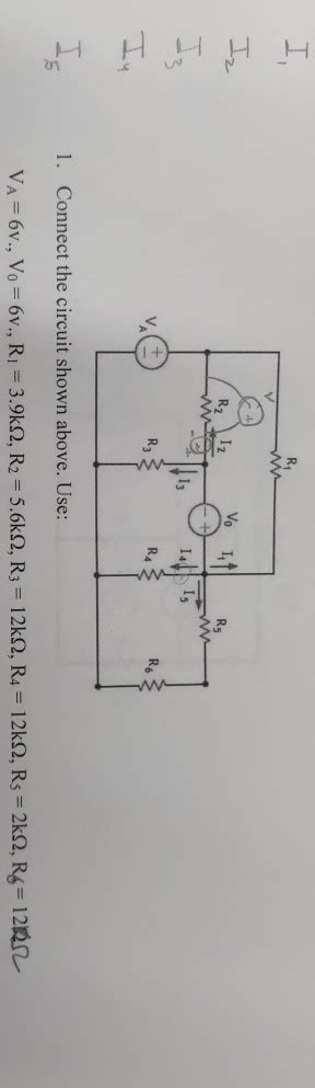 solved solve for v1 v2 v3 v4 v5 v6 and i1 i2 i3 i4 i5 i6