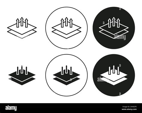 Breathable Leather Icon Vector Symbol Or Sign Set Collection In Black