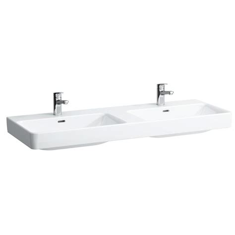 Laufen Pro S Doppelwaschtisch 130 cm unterbaufähig, mit Hahnloch ...