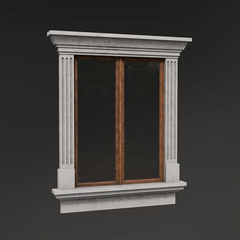 Classical Window FREE Windows Models BlenderKit