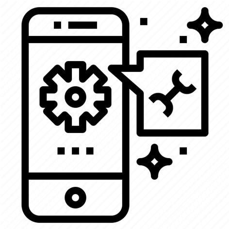 Cell Communications Phone Settings Smartphone Icon