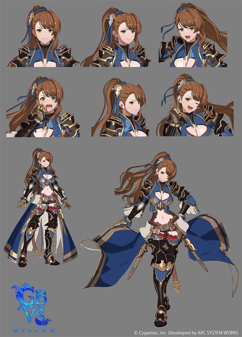Official 3d Models Character Sheet For Vane And Beatrix R Granbluefantasyversus