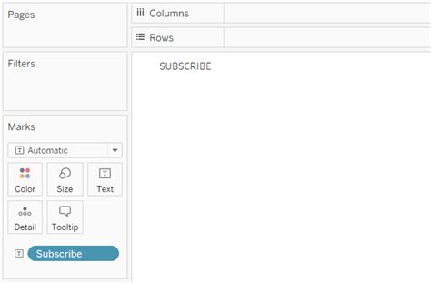 How To Add A Button To A Tableau Dashboard