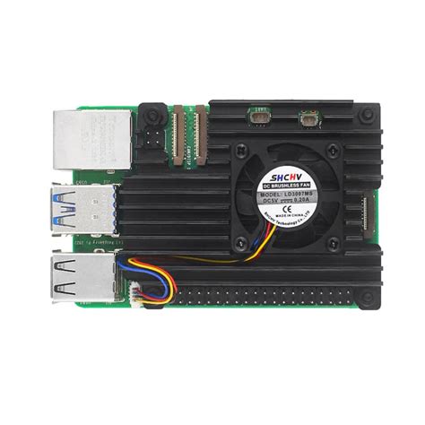 Aluminum Raspberry Pi 5 Case With Cooling Fan Maidatech