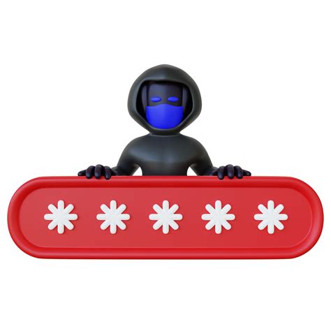 Cyber Crime Hacker 3d Illustration 14219616 Png