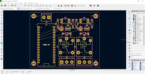 Omicron การลากเส้นลายทองแดงอัตโมมัติบนโปรแกรม Kicad ด้วย โปรแกรม Freerouting