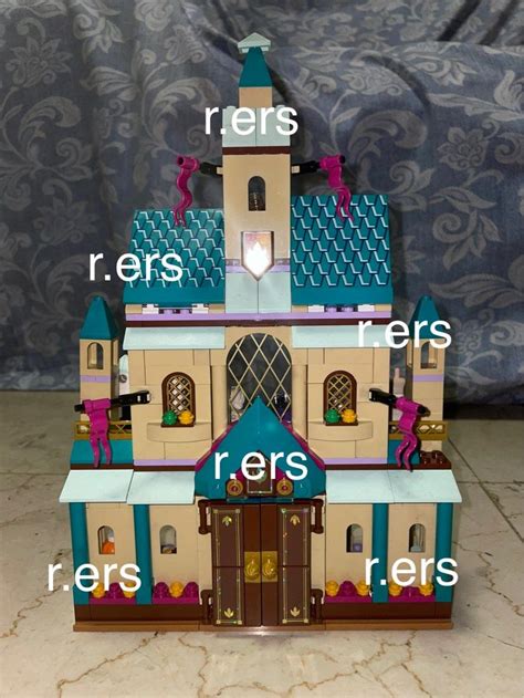 Lego Frozen Castle Disney Princess 41167 Arendelle Castle Village Building Blocks Hobbies