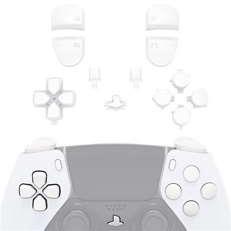 Amazon Com EXtremeRate Replacement Full Set Buttons Compatible With Ps5 Edge Controller White