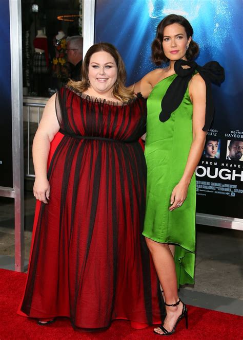 Chrissy Metz Red Dress Black Heels At Breakthrough Premiere Ps Fashion