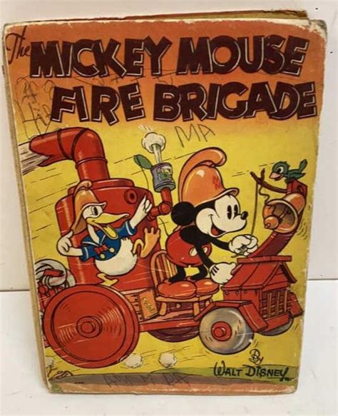 1936 The Mickey Mouse Fire Brigade Book 4610017867