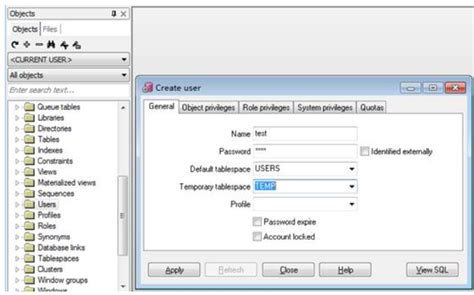 PLSQL操作Oracle创建用户和表 含创建用户名和密码 周 锡林 博客园