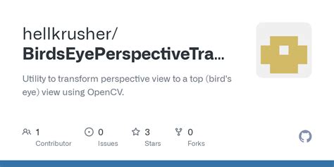 Github Hellkrusherbirdseyeperspectivetransformationutility Utility To Transform Perspective