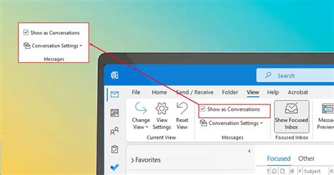 How To Turn Off Conversation View In Outlook