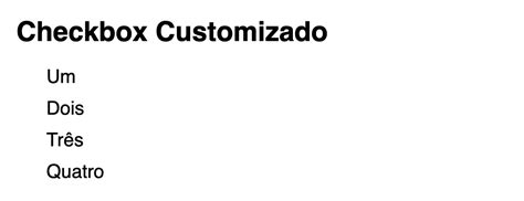 Checkbox Customizado Com Css