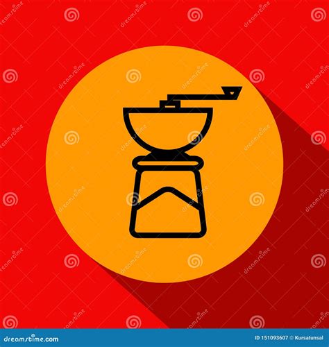 Vector Xxx Icon With Linear Style Stock Vector Illustration Of Bean Barista 151093607
