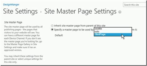 How To Create Master Page Using Design Manager In Sharepoint 2013