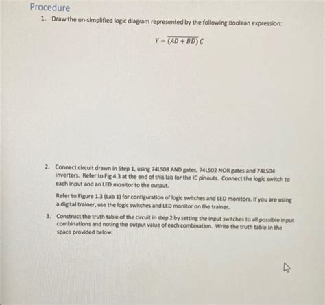 Solved Lab 3 Boolean Algebra Sop Forms Objectives Upon