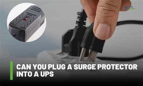 Can You Plug A Surge Protector Into An Extension Cord