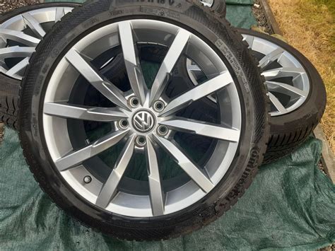 Zimní Kola Originál Volkswagen Passat B8 Monterey Et44 8j X 18 Včetně