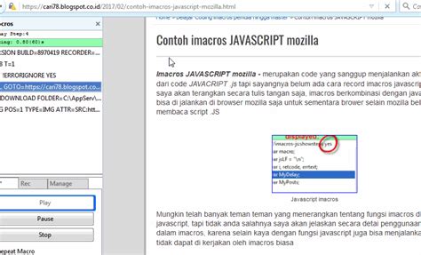 Imacros Save File Dengan Fungsi Onload Javascript Full Version Update