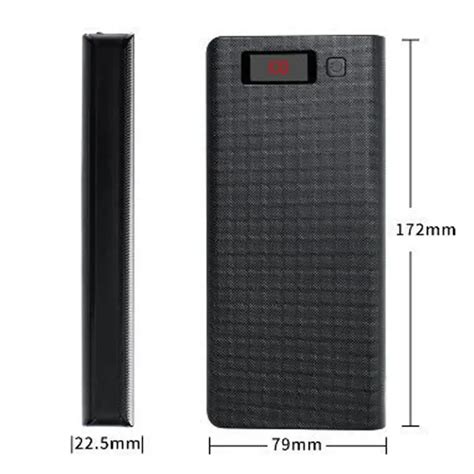 배터리 없음 듀얼 Usb 8x18650 배터리 Diy 보조베터리 상자 홀더 케이스 충전기 Led 라이트 전원 어댑터 휴대 전화 태블릿배터리 보관 박스 Aliexpress