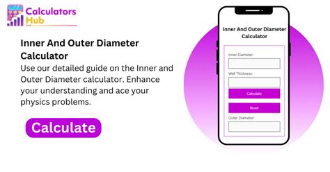 Inner And Outer Diameter Calculator Online