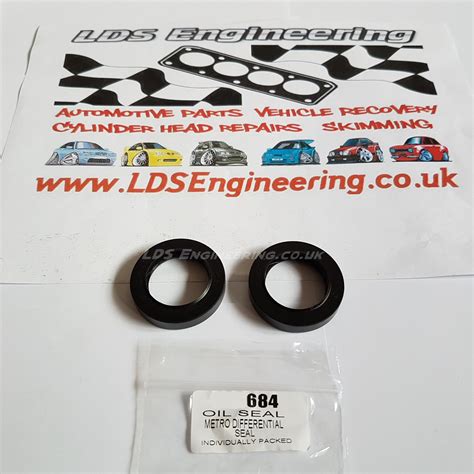 A Series Classic Mini V Diff Transmission Oil Seals Pair LDS