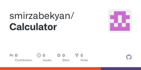 Github Smirzabekyan Calculator