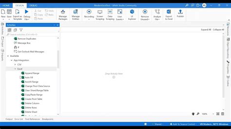 Add Empty Row Within Excel File Without Application Scope Activities Uipath Community Forum