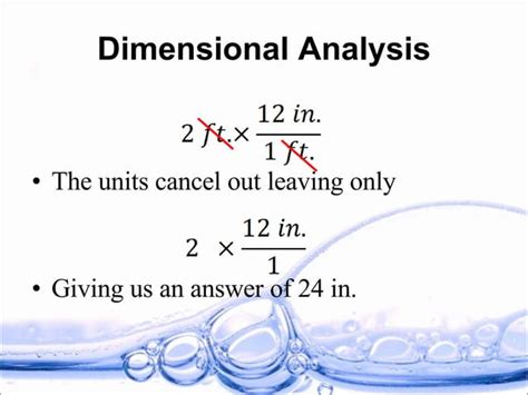 Metric System And Dimensional Analysis PPT