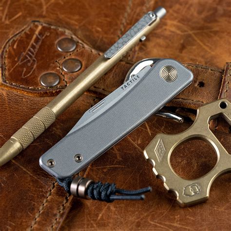 Stonewashed Bronze Bexar Tactile Knife Co